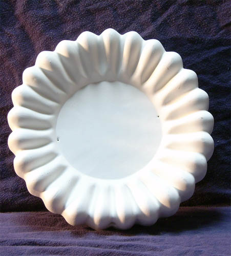 Blue Fire Molds - Fluted Plate #BF-3120